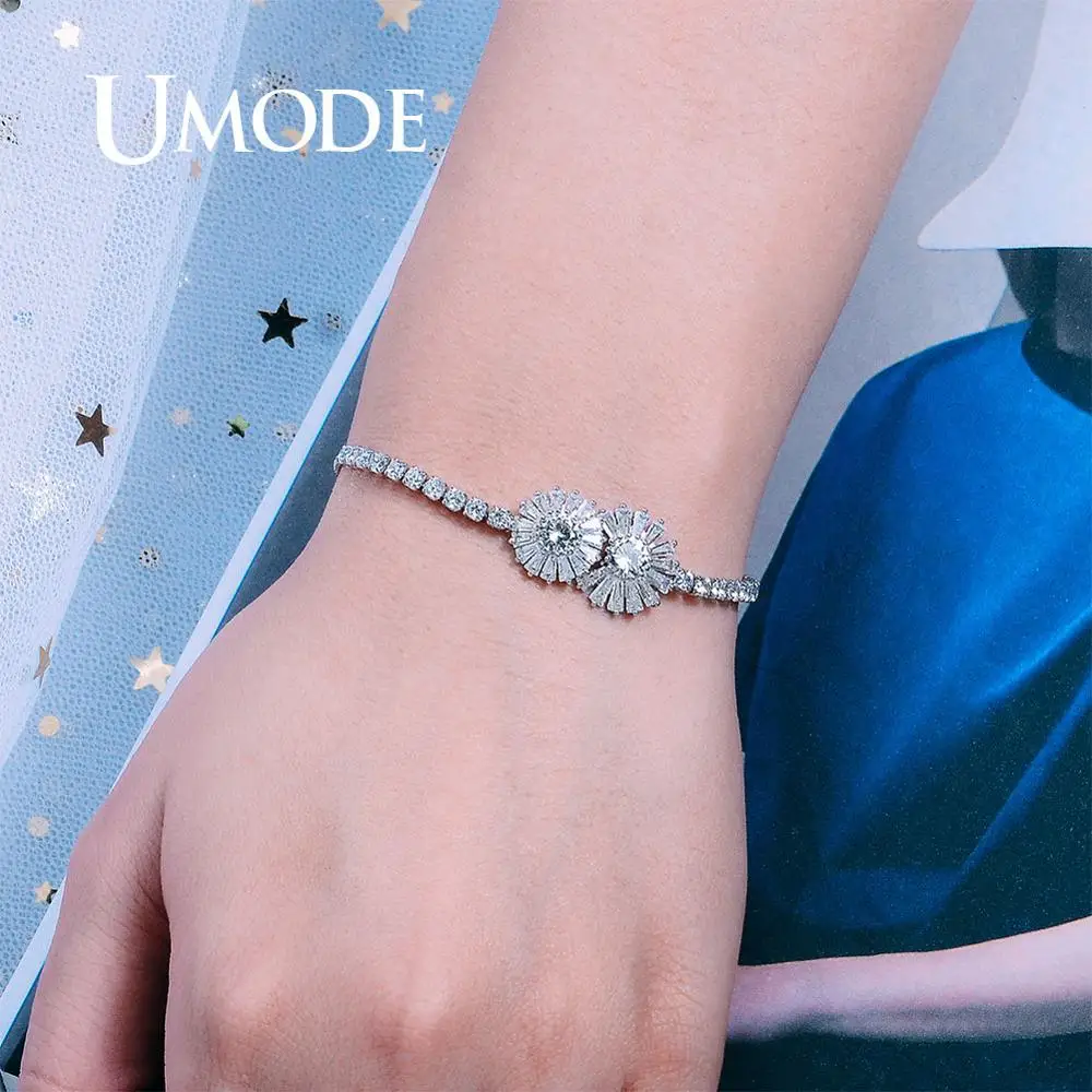 UMODE браслет-цепочка с двумя цветами для женщин, друзей ...
