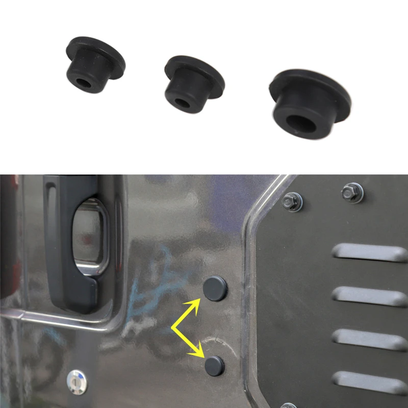 Dust Plugs Door Jeep Wrangler 2021 Black Car Exterior Cover - AliExpress