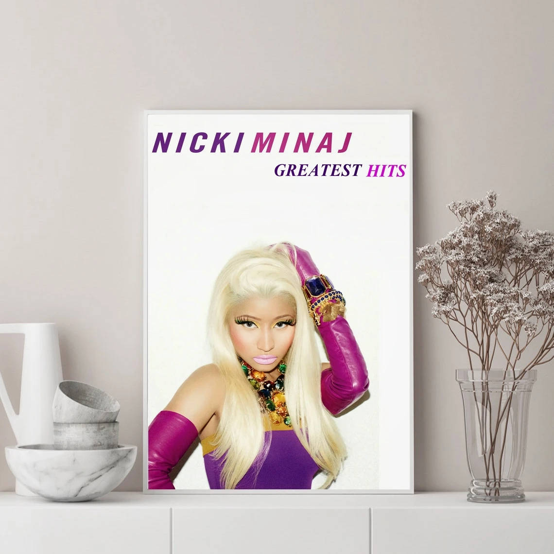Nicki Minaj - Greatest Hits Music Album Cover Poster Singer Music Star ...