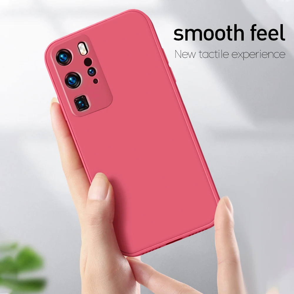 Роскошный квадратный милый чехол с жидкостью для Huawei P40 Pro Plus ...