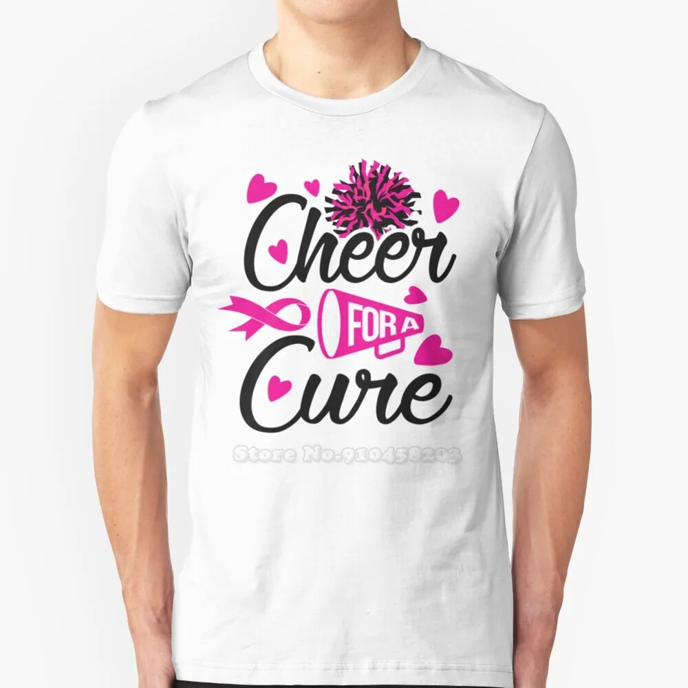 Cute Cheerleader Breast Cancer Awareness Cheer Cheering Pink Ribbon ...