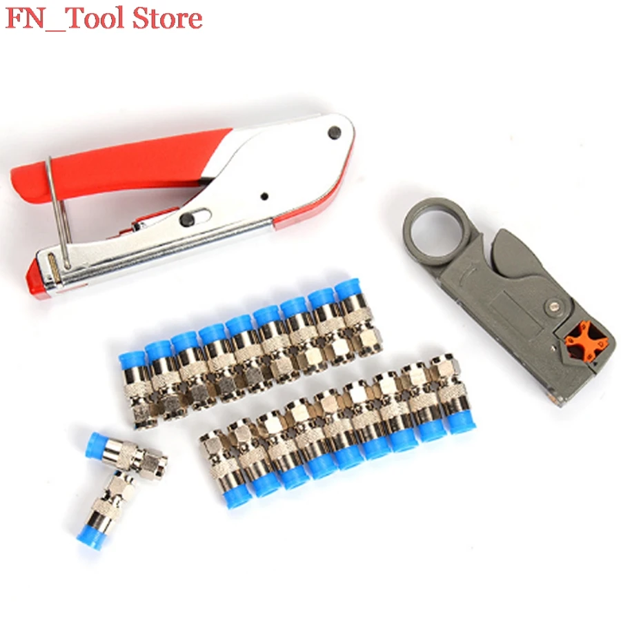 Coaxial cable press plier Network pliers wire stripper Video ...