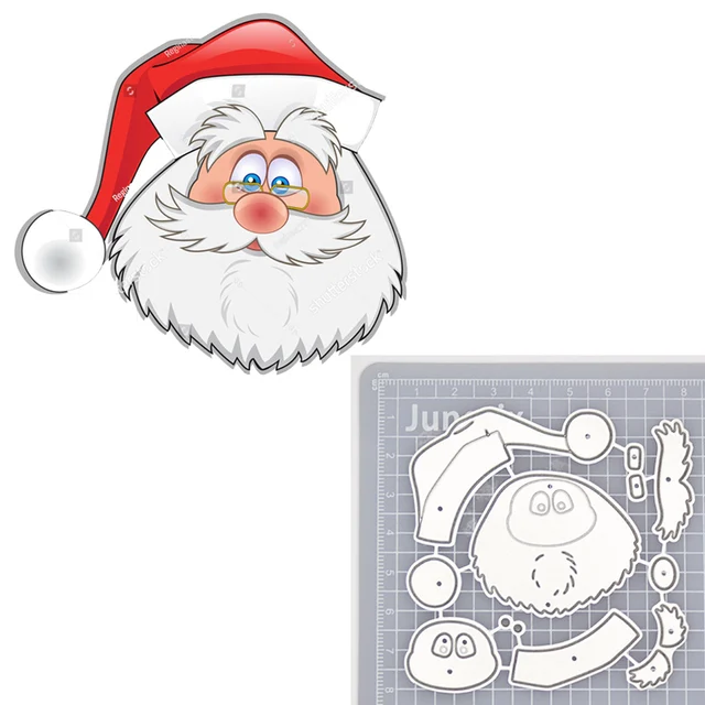 New Christmas Gingerbread House Metal Cutting Dies Santa Elf Elk ...