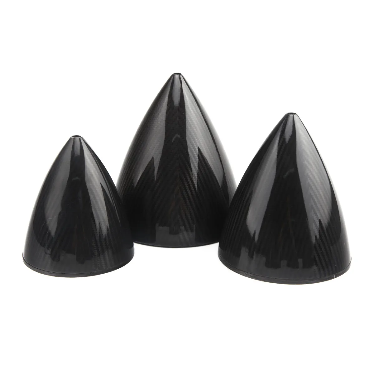 Carbon Fiber Spinner Cone Without Blade Cuts 1.75'' 2'' 2.5'' 3'' 3.5 ...