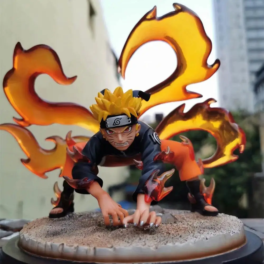 Naruto Kyuubi Kurama Statue Diorama PVC Action Figure Anime Naruto ...