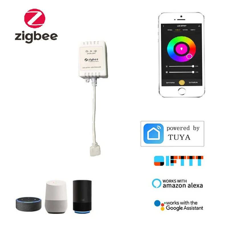 Other DIY & Tools - Tuya Zigbee Smart Led Light Strip Controller RGB RGBCW 5V-24V Wireless ...