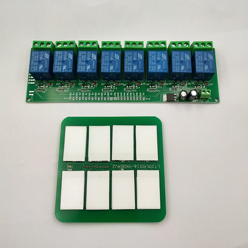 8 channels multi ways touch relay module 8 ways touch relay board ...
