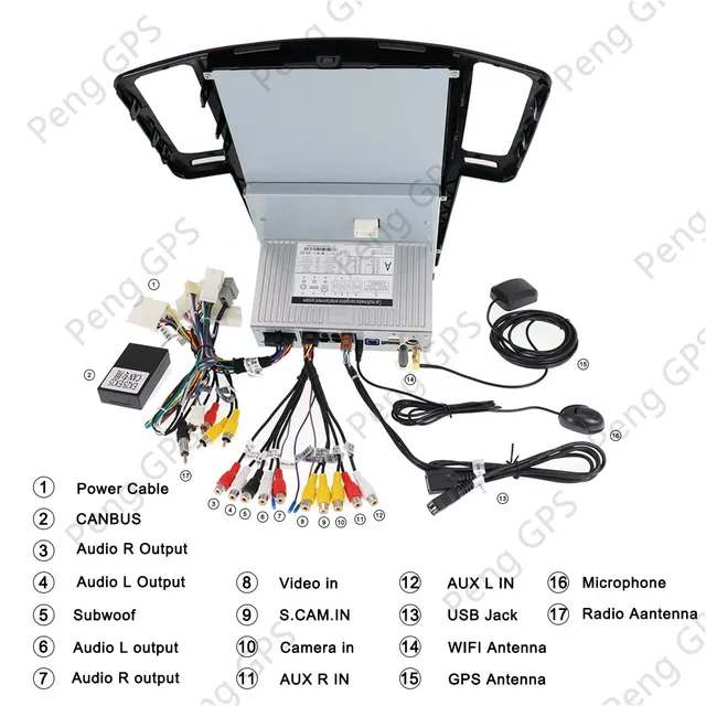 Tesla Style Vertical Screen For Infiniti G37 G35 G25 G37S Q60S 2007 ...