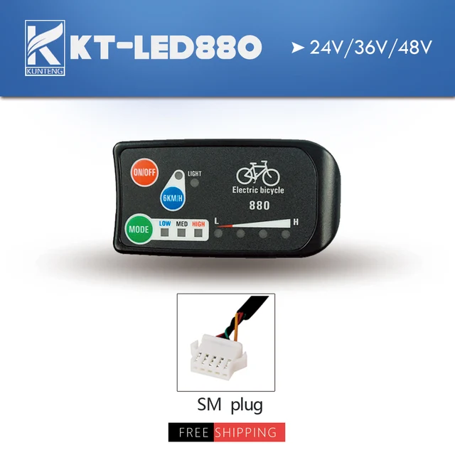 Electric Bicycle KT Display LCD3 LCD4 LCD5 LCD7 LCD8H LCD8S LCD9R ...