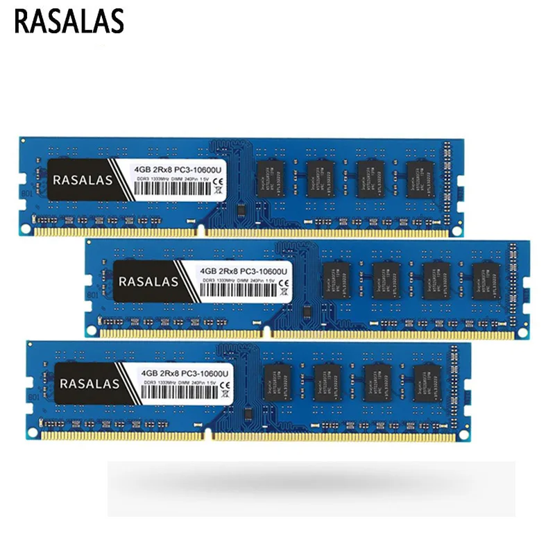 Ram 4gb 8gb 1066mhz 1333mhz 1600mhz ram de rasalas ddr3 memória de mesa ...