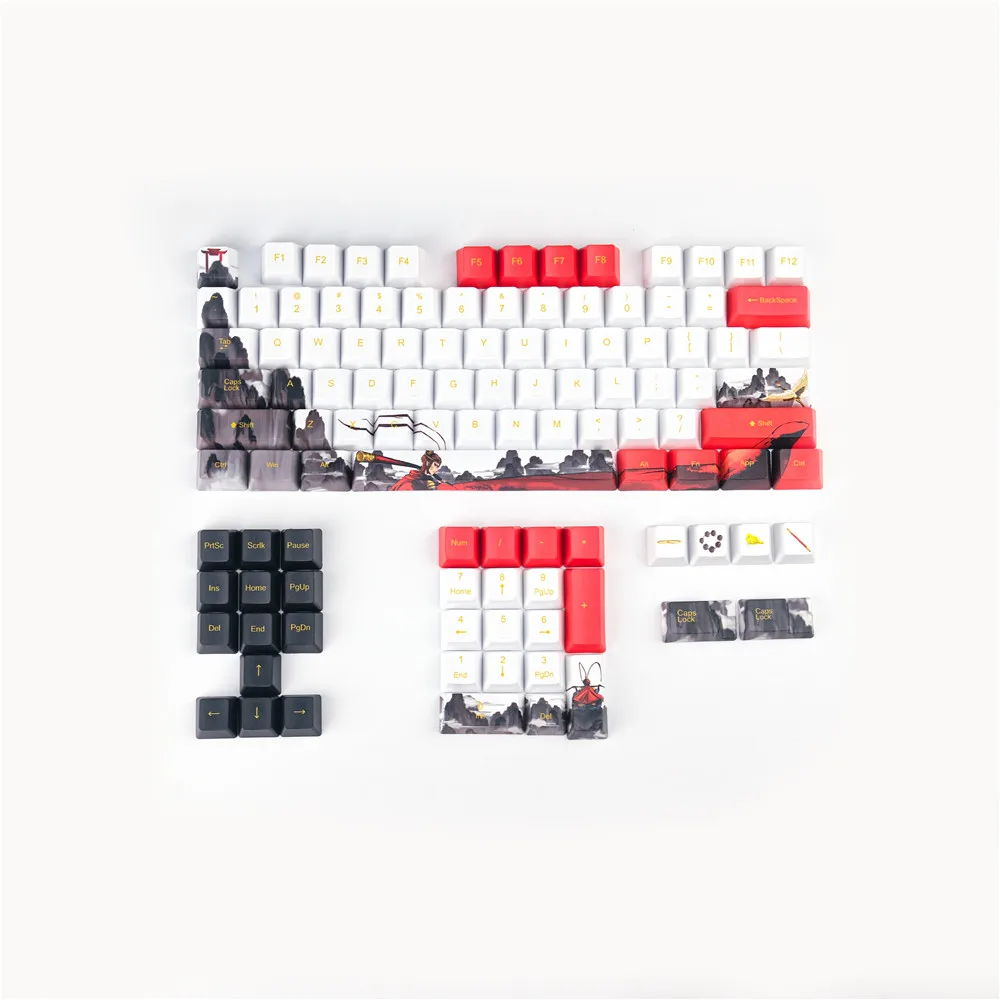 Wukong-Keycaps-Wholesale-108-Keys-PBT-Sublimation-OEM-Profile-Keycap ...