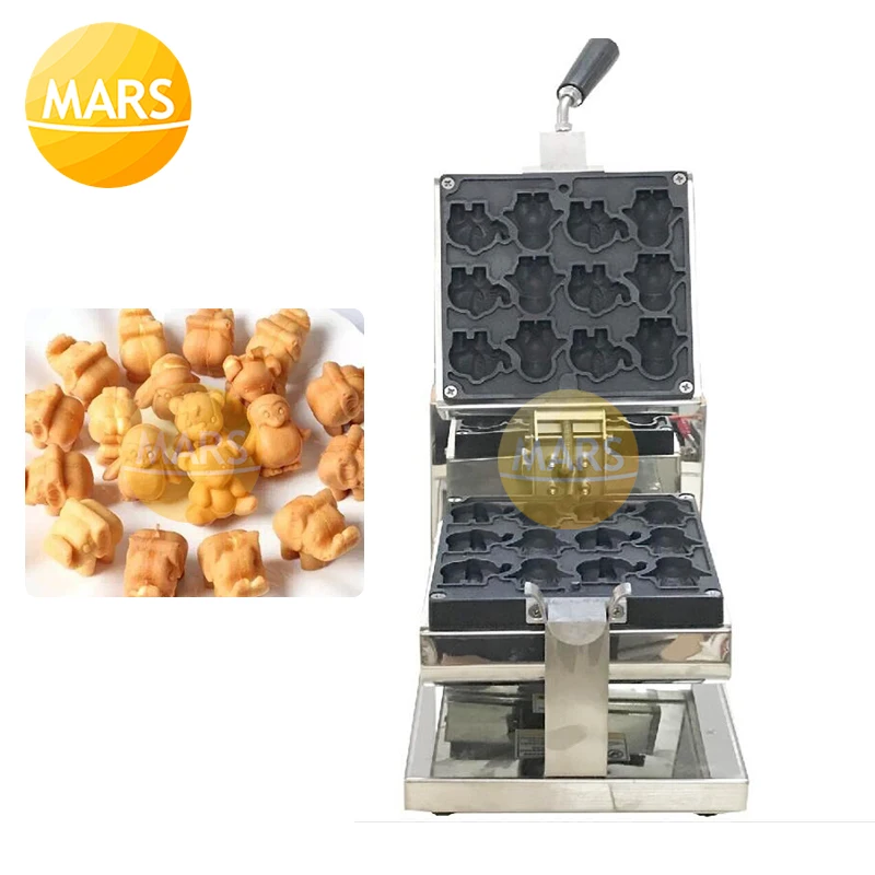 Multifunctional-Cartoon-Waffle-Pan-Maker-with-Replaceable-Bear-Fish-Nut ...