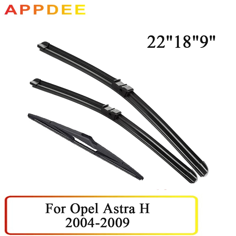 Appee conjunto de lâminas de limpador, dianteiro e traseiro, para opel ...