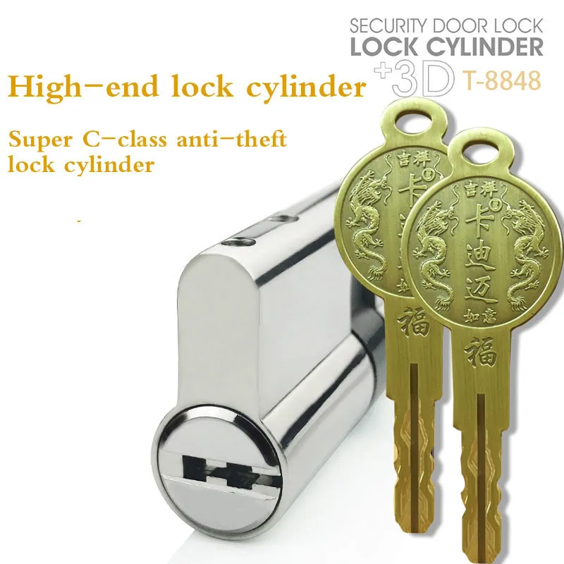 Door Lock Stainless Steel Cylinder Double Open Break Anti Pry Stainless ...