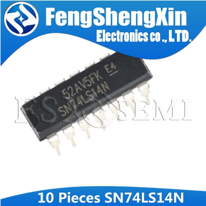 Electronic Components & Semiconductors SN74LS14N Inverters Hex Schmitt ...