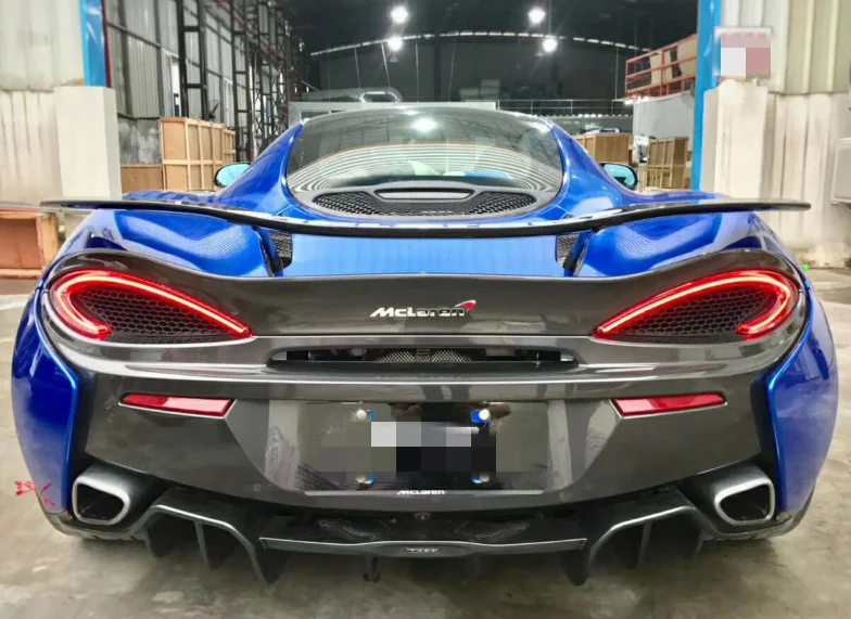 For Mclaren 570s 570gt 540c 650s Novitec Style Carbon Fiber Rear Wing ...