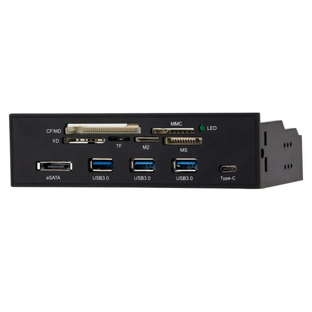 Multi Port PC Front Panel Internal USB3.0 eSATA Type C TF SD Card ...