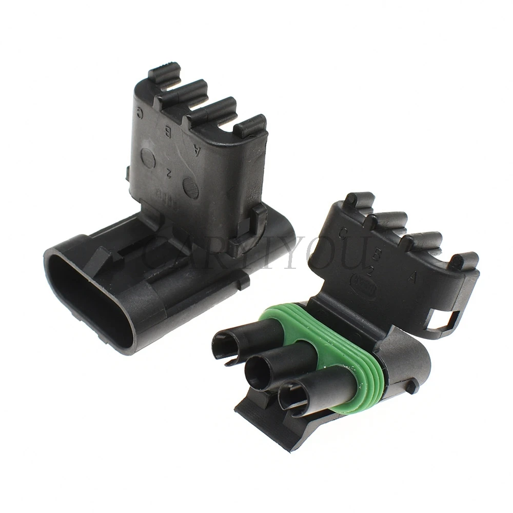 Delphi paquete Meteorológico de 3 pines, inyector macho y hembra ...