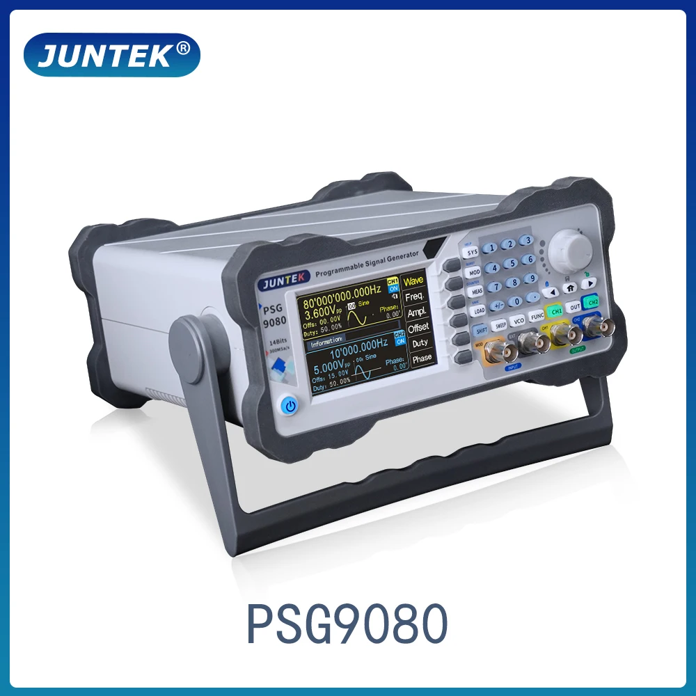 JUNTEK PSG9080 80M Programmable Digital Control DDS Dual-Channel ...