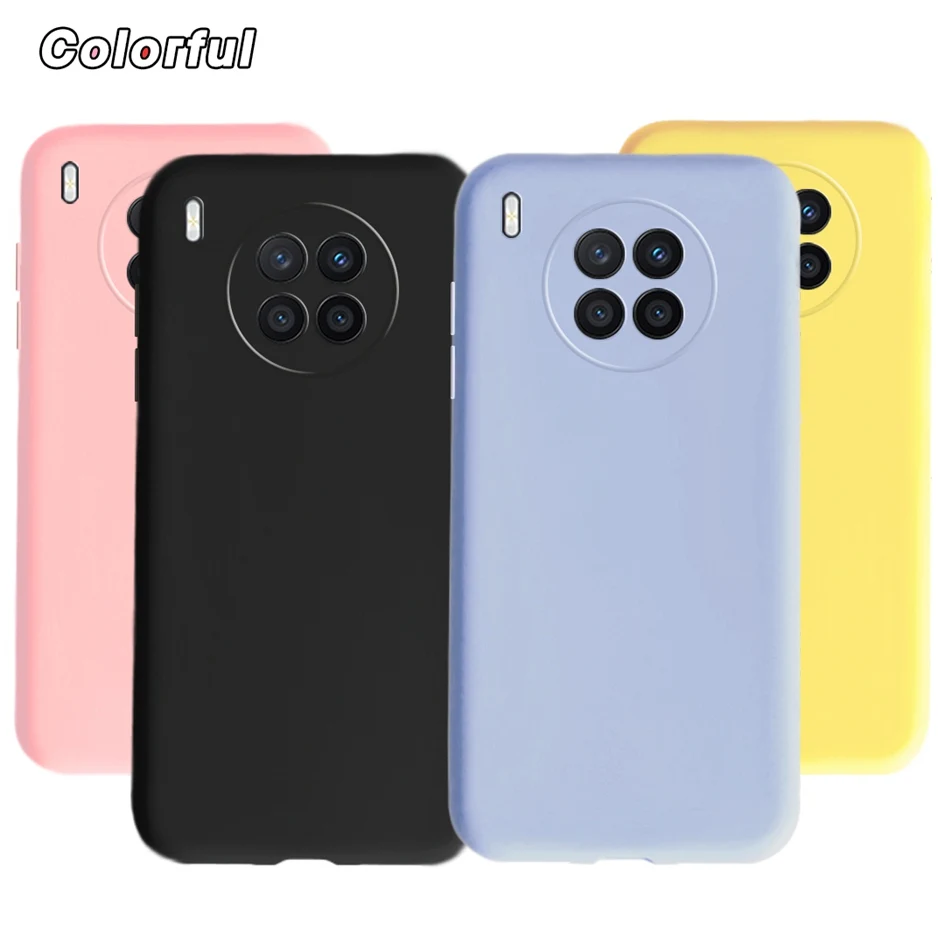 For-Huawei-Nova-8i-Case-Liquid-Silicone-Rubber-Soft-TPU-Cover-For ...