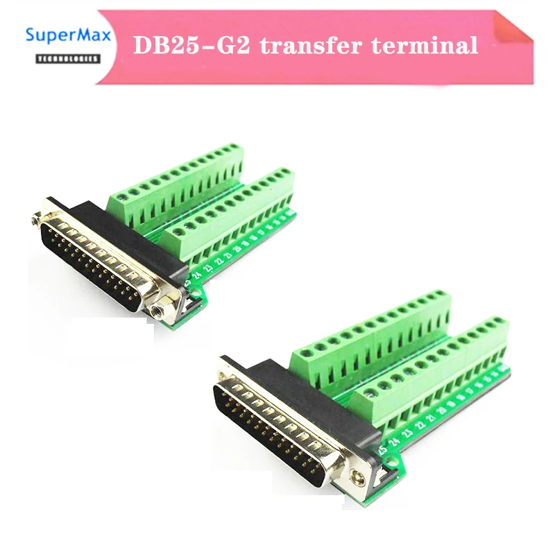 DB25 G2 DB25 transfer terminal DB25 transfer board serial port transfer ...