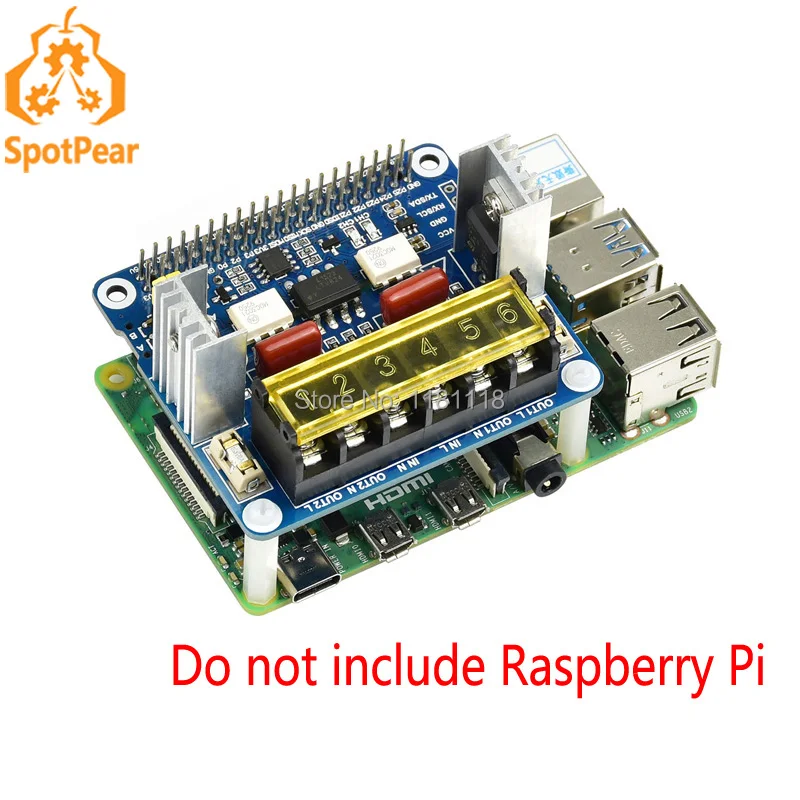 Raspberry Pi Expansion Board Power Relay 8Ch Relays 2CH Triac HAT for ...