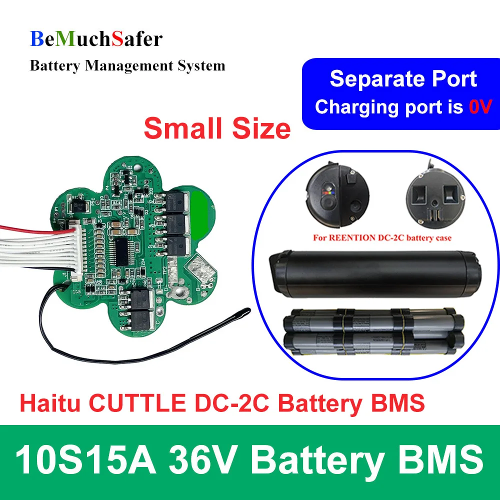 Bemuchsafer Bms 10s 15a 36v Charge Port Is Protected 10s15a 18650 3.6v ...