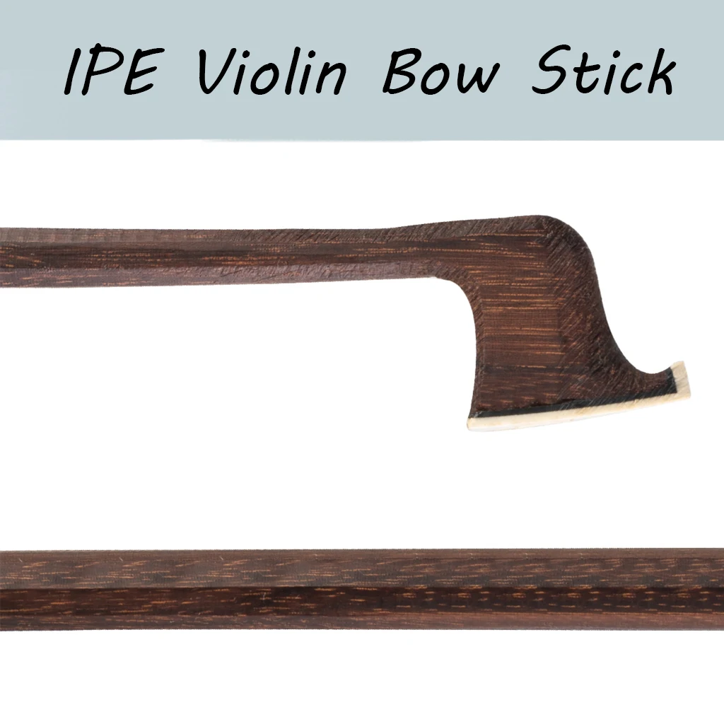Unfinished IPE Violin Bow Stick Green Sandalwood 4/4 Violin Bow Stick ...