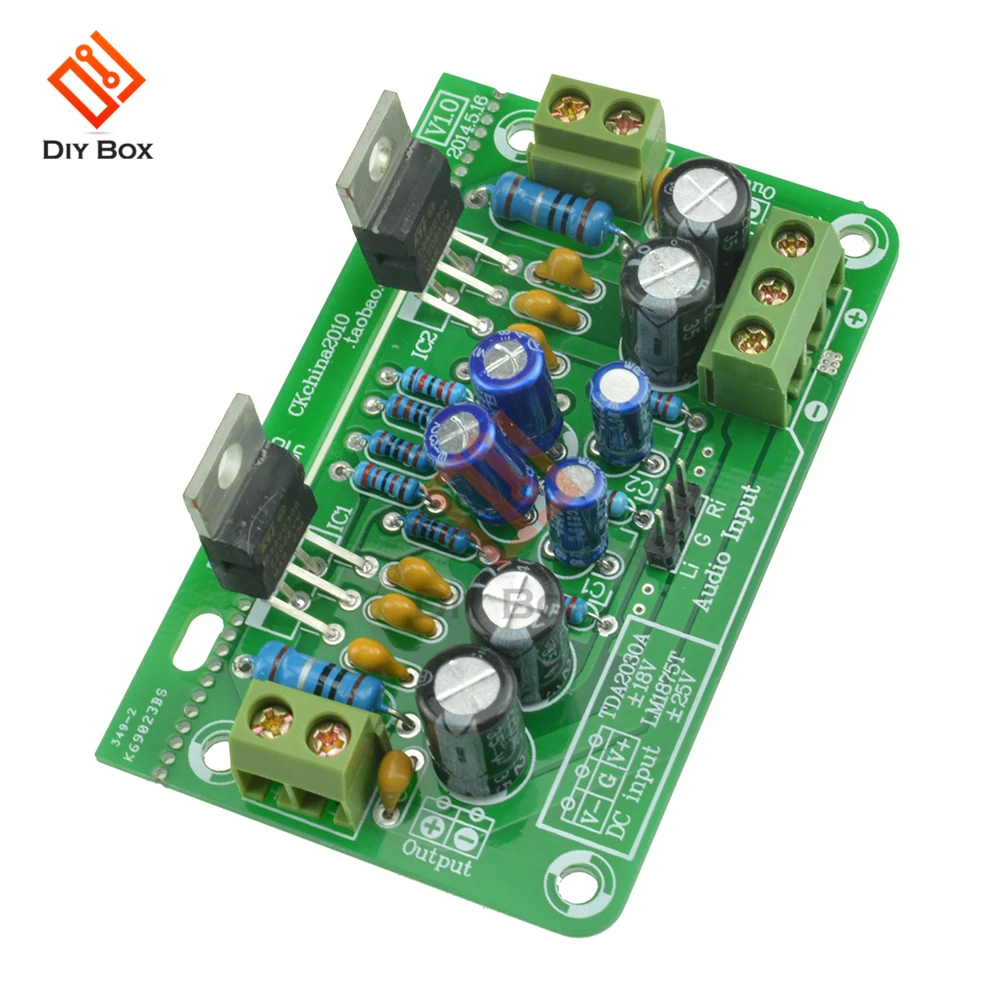 TDA2030A Digital power Amplifier Board module 30WX2 Dual Channel Stereo ...