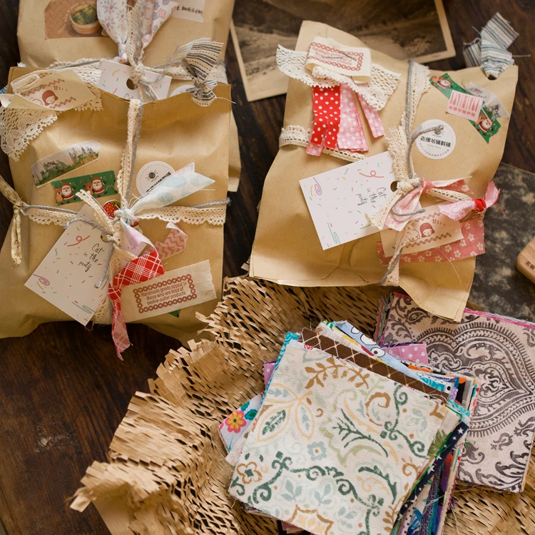 100pcs 10x10cm Cloth shredded cloth pure cotton fabric cartoon hand DIY ...