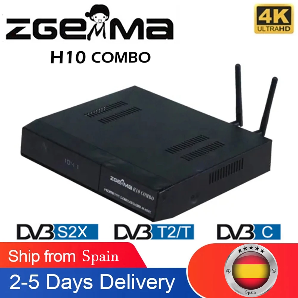 Zgemma H10 combo 4k dual System hi 3798 mv200 Master chipset decoder ...