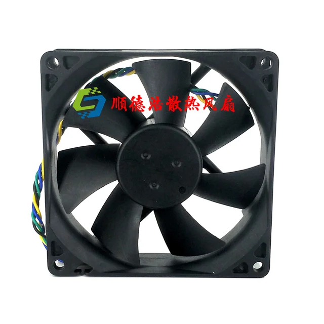 original 9025 9cm PV902512PSPF 12V 0.40A 4-wire PWM temperature control chassis CPU cooling fan ...