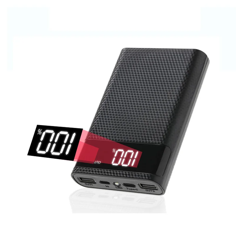 New-15000mAh-Power-Bank-Case-Mobile-Phone-Charge-DIY-4x18650-Battery ...