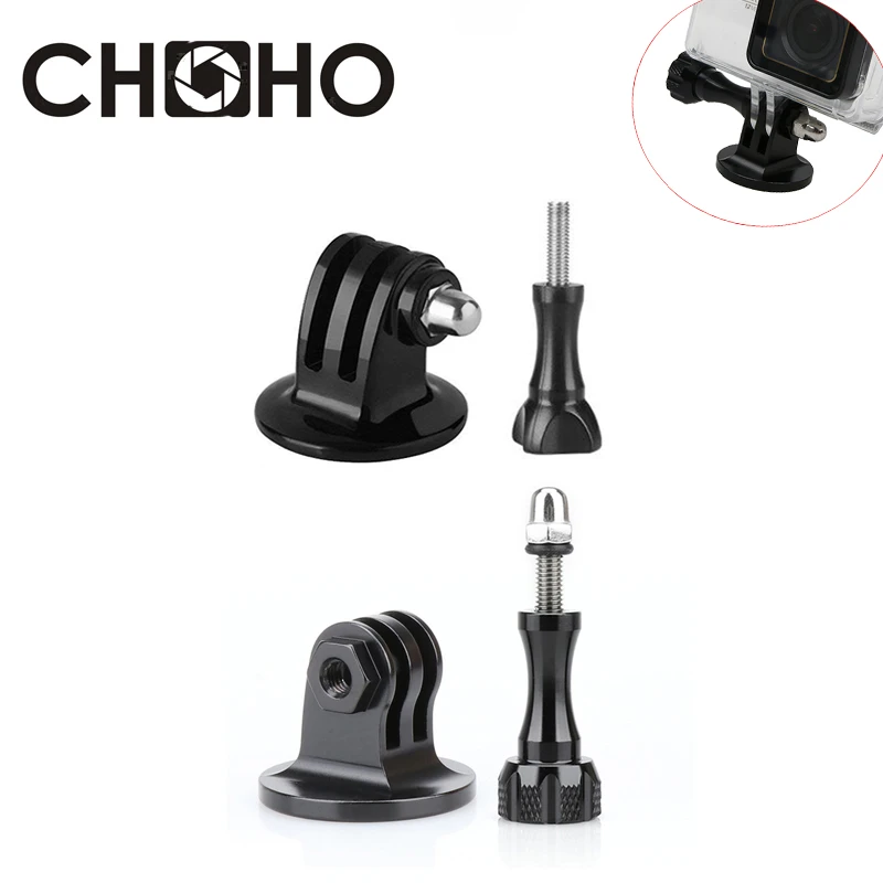 For Gopro Accessories Metal Adapter 1/4" Aluminium Tripod Screw Thumb ...