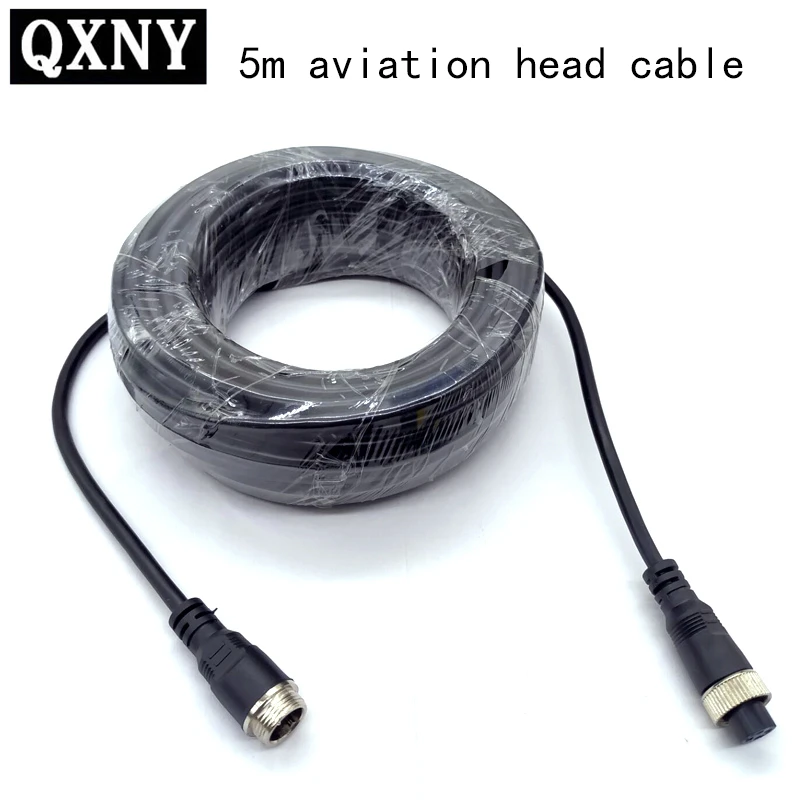 5M 4Pin Aviation Head to Aviation Head Cable Extension Cable Wire Cord ...