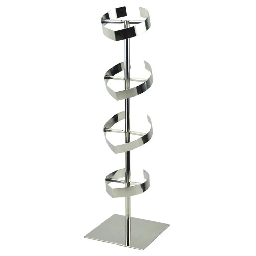 Stainless Steel Tie Display Rack Neckline Frame Necktie Tray Exhibition ...