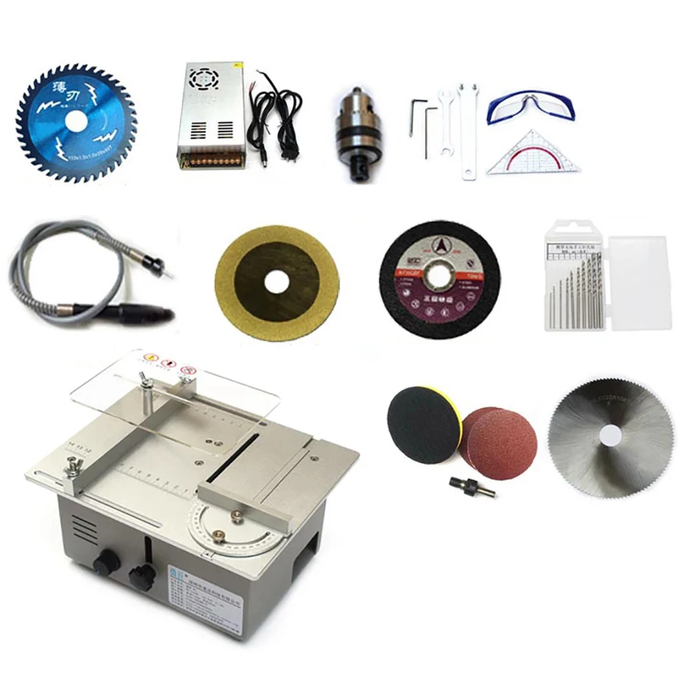 Multifunctional Mini Table Saw Double 360W 895 Motor DIY Desktop ...