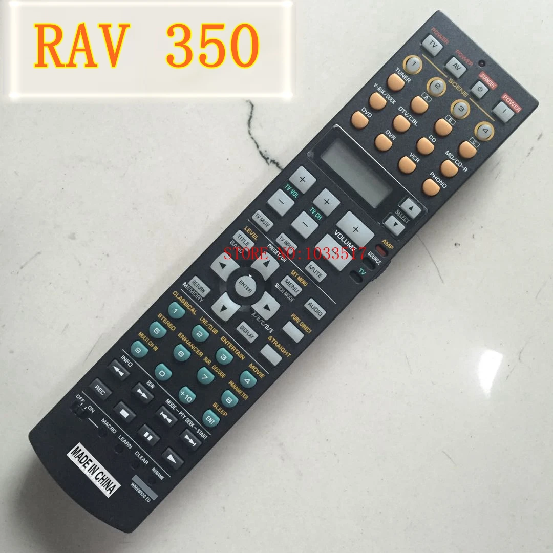 新しいリモートコントロール RAV350 ヤマハ RAV351 RAV353 RAV355 RAV359 RAV372 Av レシーバーパワー ...