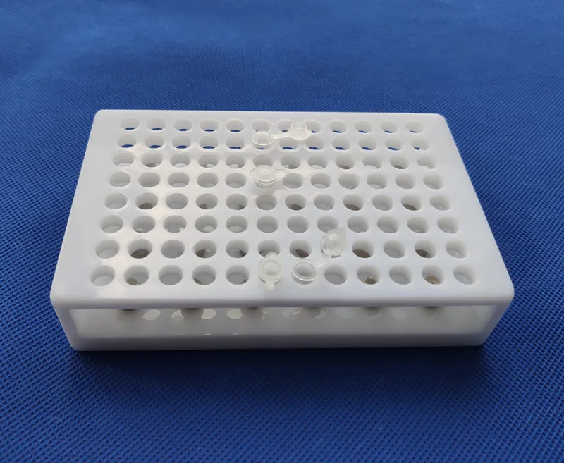 2pcs/lot 96 Place 0.2ml Pcr Plate Magnetic Separator Pcr Tube Strip ...