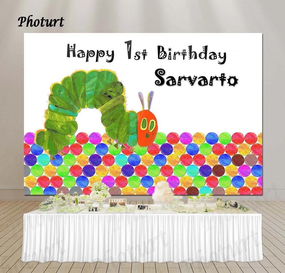 Hungry Caterpillar Birthday Banner