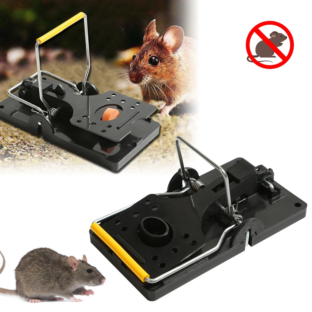 Professional Rat Trap Snap Rodent Control Mouse Catcher 6 Pieces,black ...