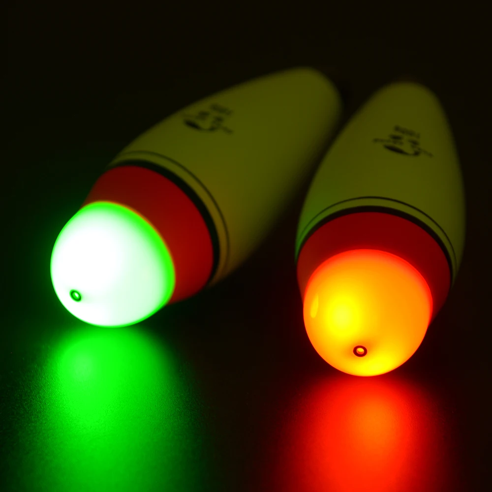 1pc Night Electronic Luminous Light Fishing Float Red Green Head Anti ...