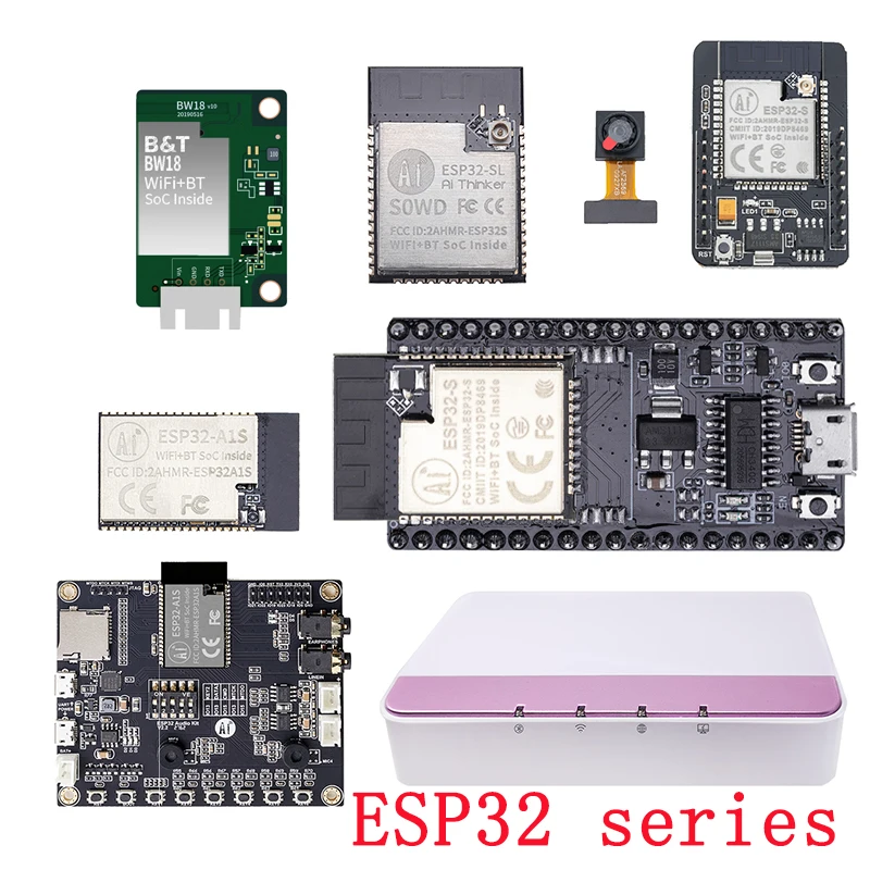 ES8311 ESP32-A1S ESP32-Audio-Kit ESP32-CAM ESP32-S ESP32-SL NodeMCU-32S CH340 CP2102 ESP32-G Ai ...