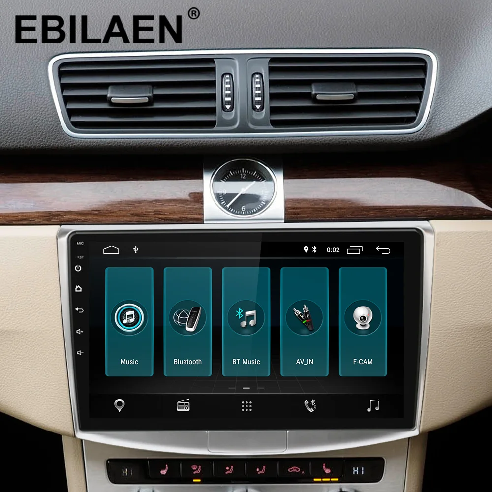 EBILAEN автомобильный Радио мультимедийный плеер для VW Volkswagen ...