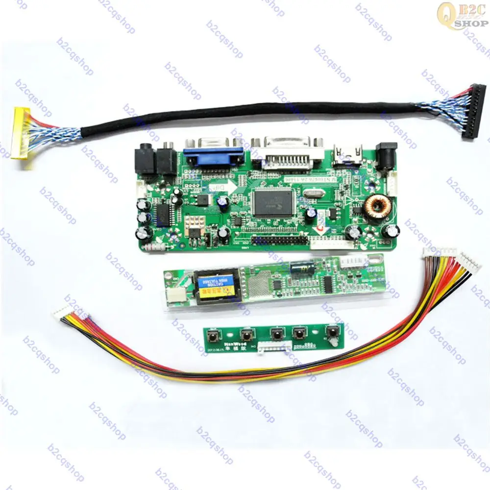 Kit de placa controladora de pantalla LCD NT68676 para B141EW04 V.0 V0 1280x800, compatible con ...