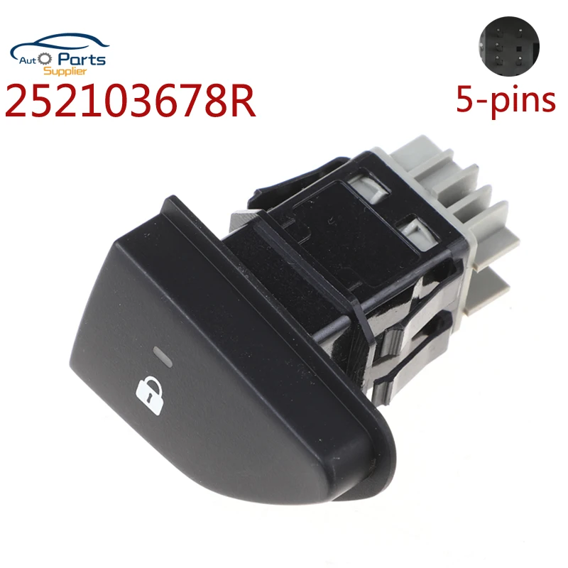 Central Door Lock Switch Button 252103678R For Renault Clio MK4 Captur ...