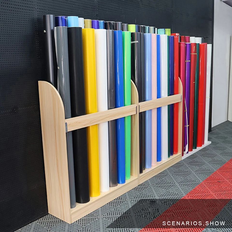 New Car Wrapping Vinyl Roll Storage,movable vinyl roll holder Mobile ...