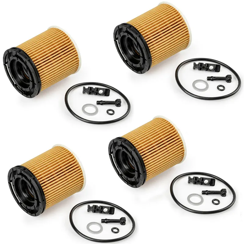 4PCS New Oil Filter w/Seals OEM # 26350-2M000 For Hyundai Elantra 1.5L ...