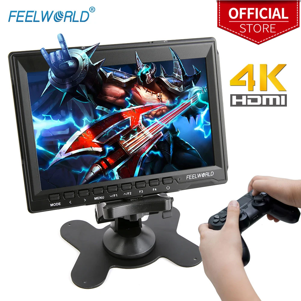 Feelworld 7 Inch Portable Lcd Hd Gaming Monitor 4k Hdmi Ips Hd Screen ...