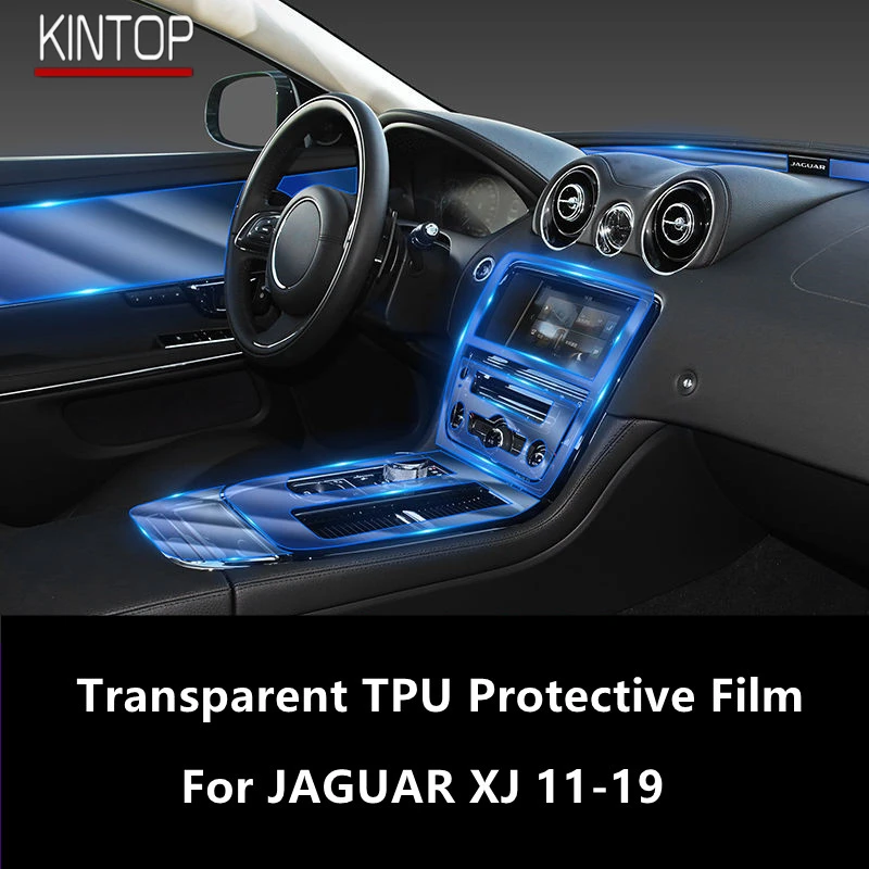 For JAGUAR XJ 11-19 Car Interior Center Console Transparent TPU ...